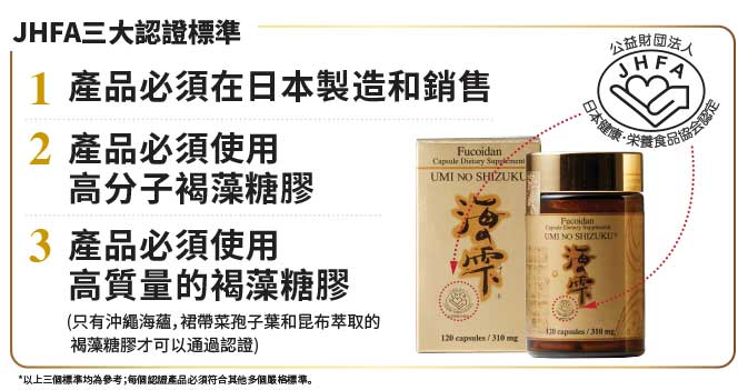 產品安全：JHFA認證